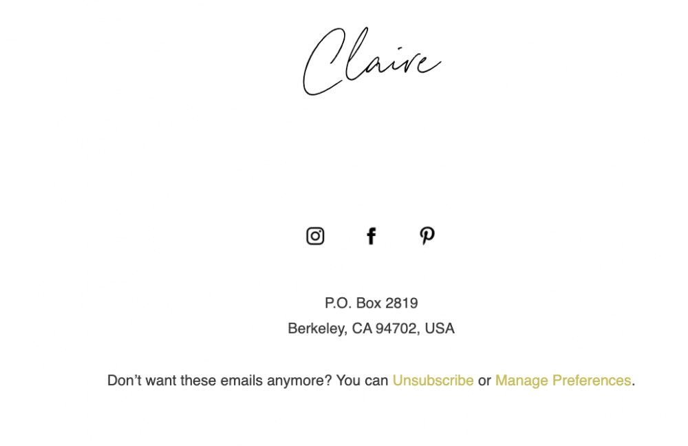 How to Design an Impactful Newsletter Footer: Tips & Examples