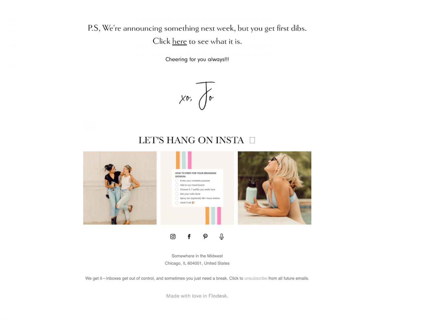 How to Design an Impactful Newsletter Footer: Tips & Examples