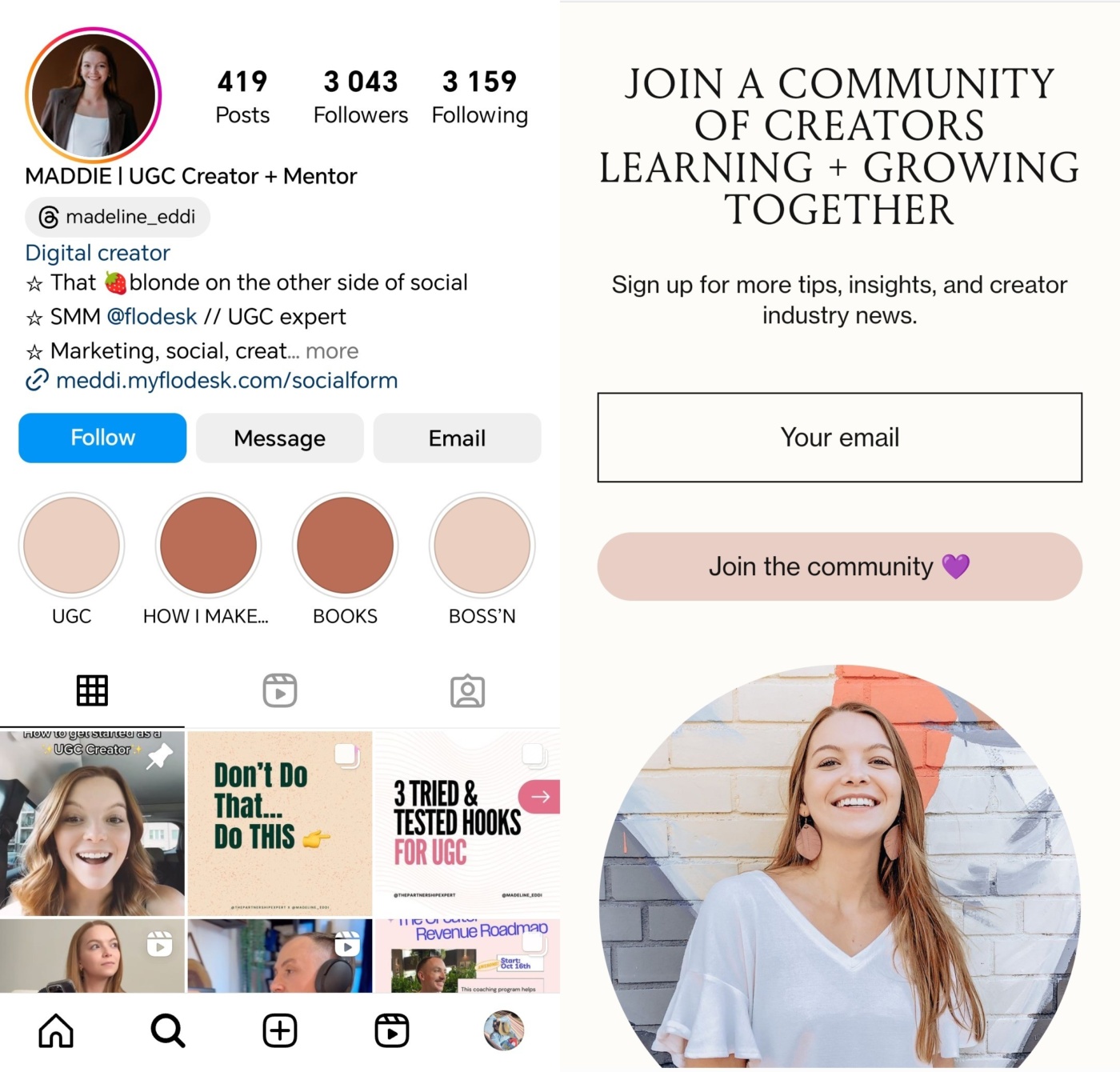 11 Excellent Examples of SMBs Link in Bio Pages