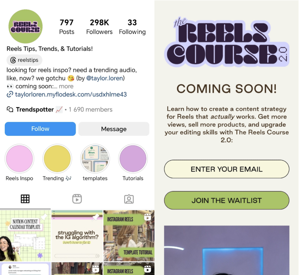 11 Excellent Examples of SMBs Link in Bio Pages