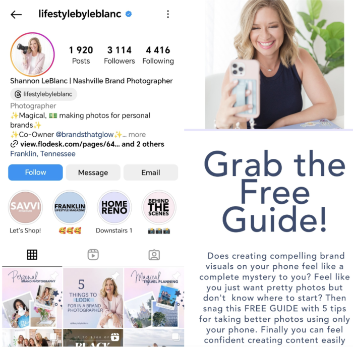 11 Excellent Examples of SMBs Link in Bio Pages