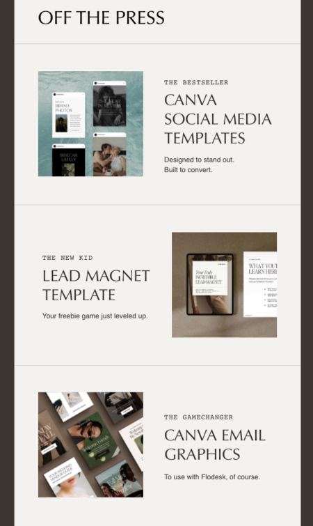 Turn your emails into a template link you can share with the world