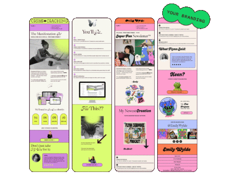 Must-have Flodesk email templates from our members