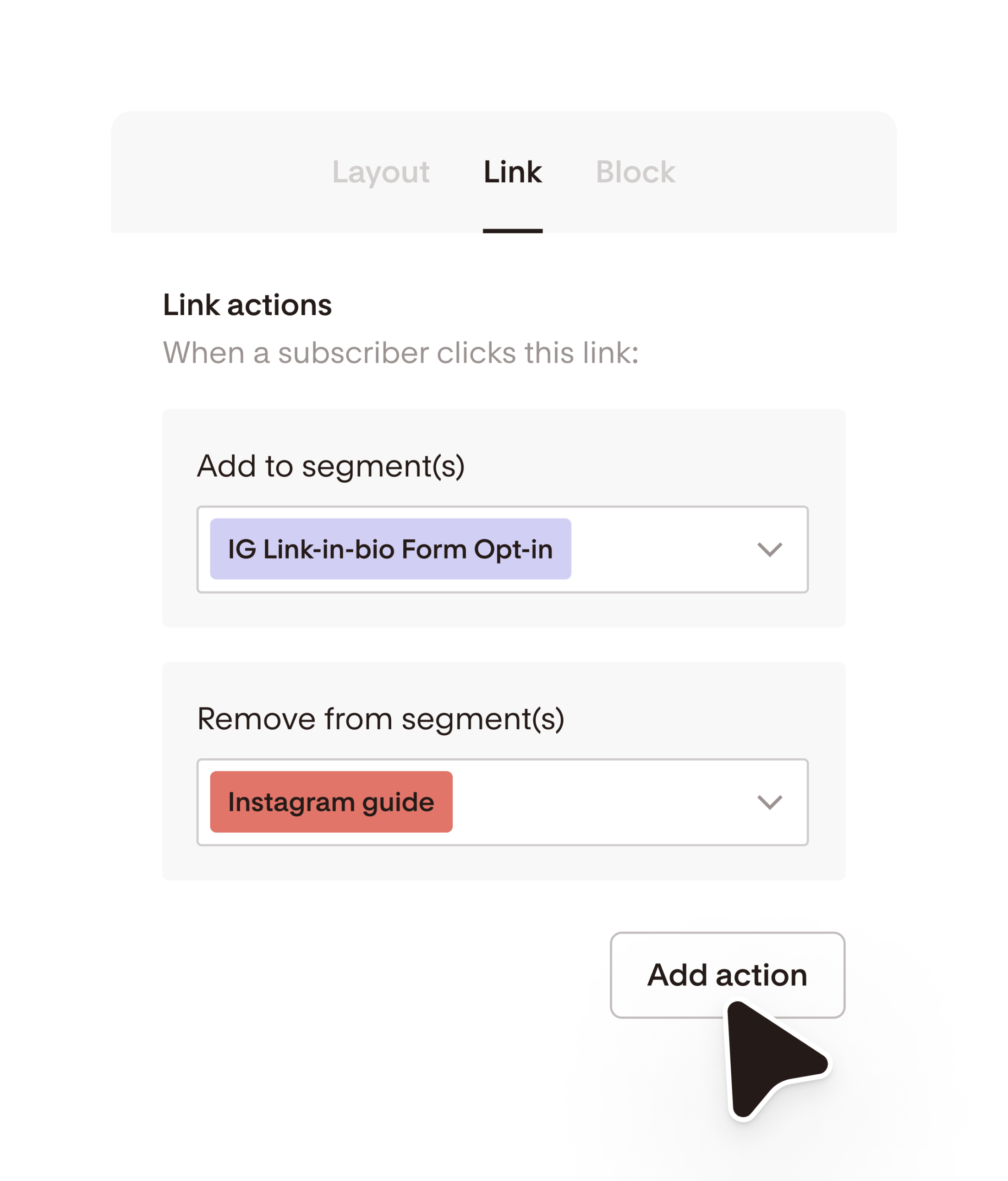 Your #1 feature request is here: Say hello to Link actions